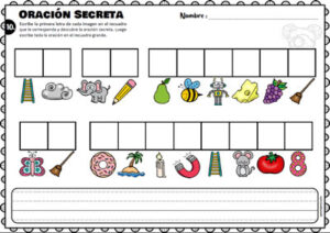 Actividades de Conciencia Fonológica - Palabras Secretas