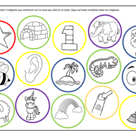 Rimas en el sonido inicial con vocales - Conmami.com