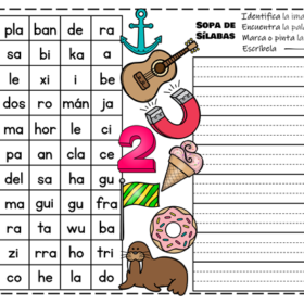 Sopa de Sílabas - Conmami.com