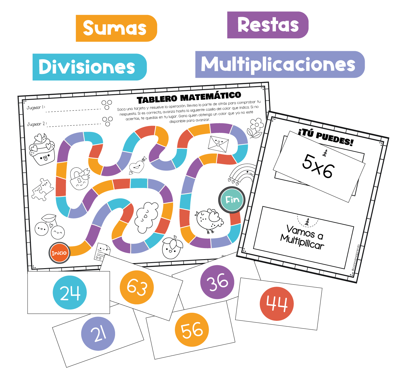 Tablero Matematico 1 - Conmami.com